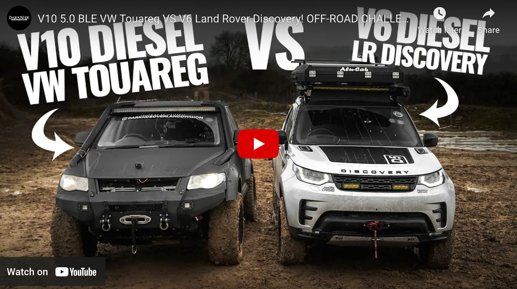 Video: Land Rover Discovery 5 vs VW Touareg - Rover Overland