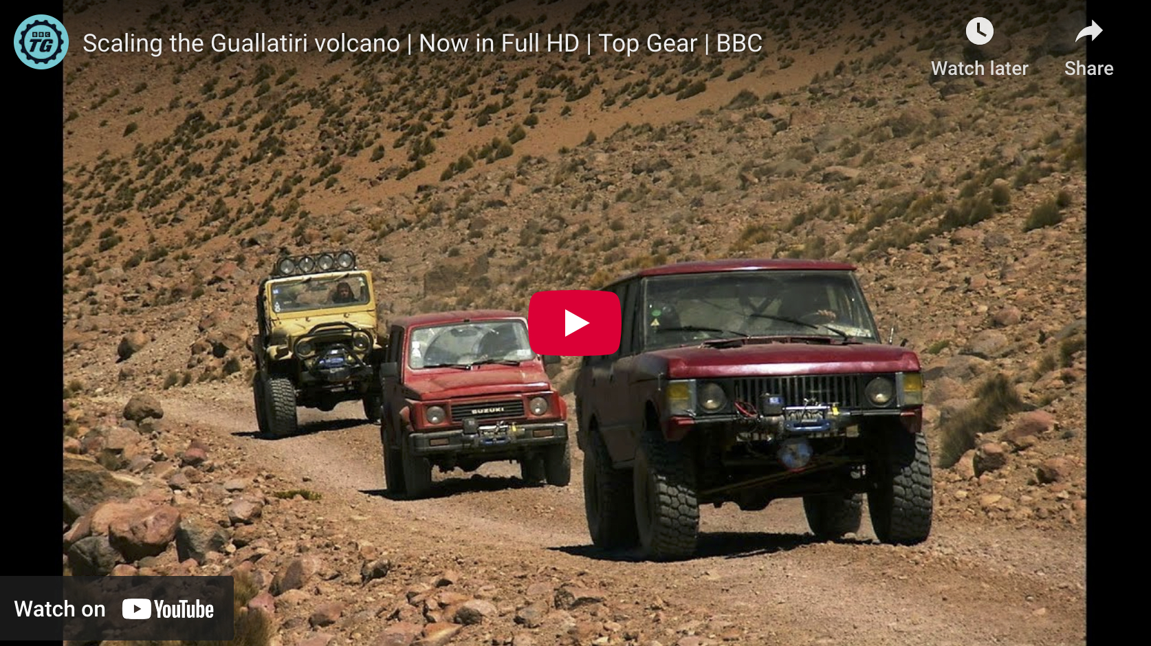 Video: Driving to the Guallatiri Volcano in a Classic Range Rover ...