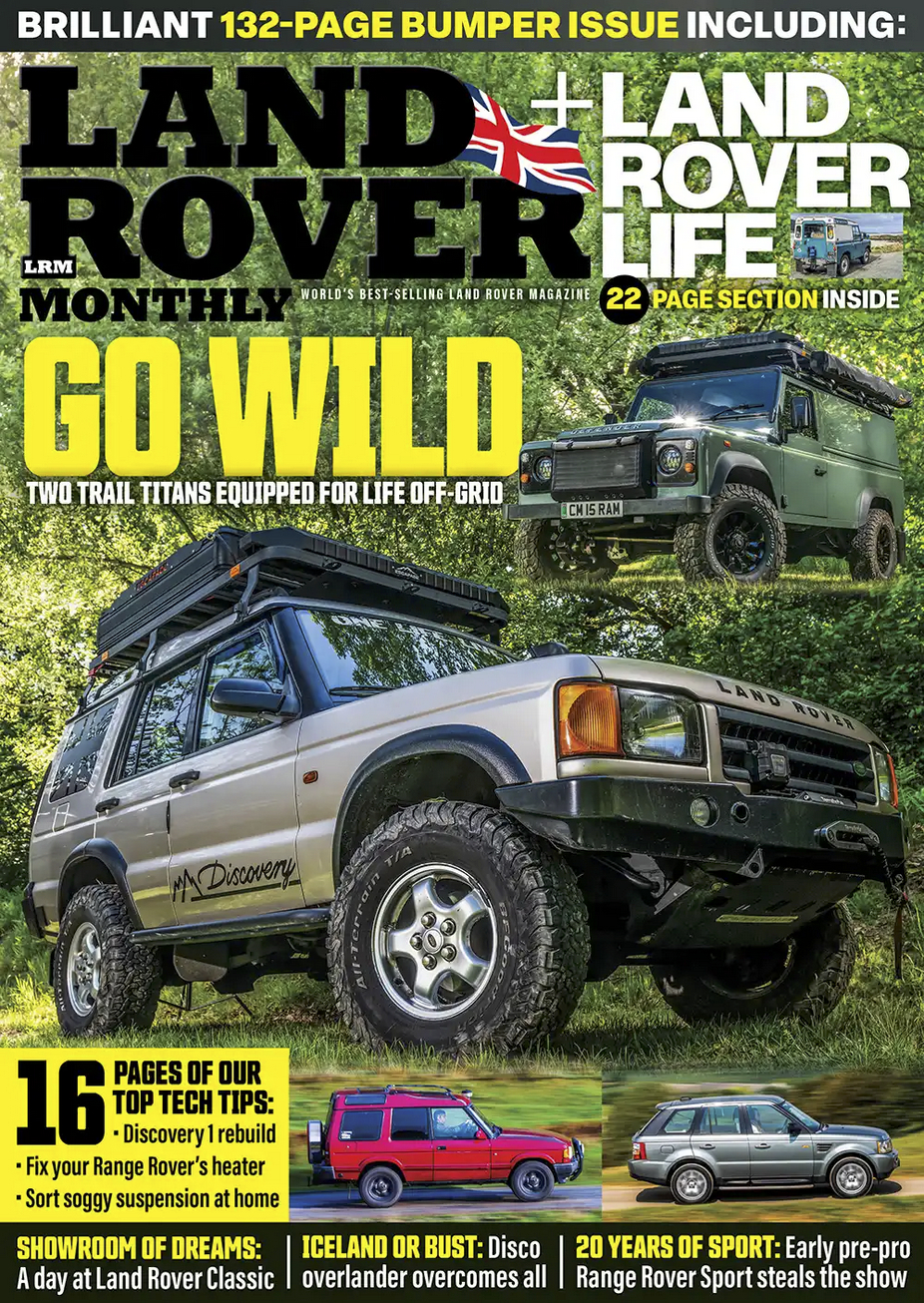 A Classic Land Rover Discovery and Defender Ready for the Trail, Range ...