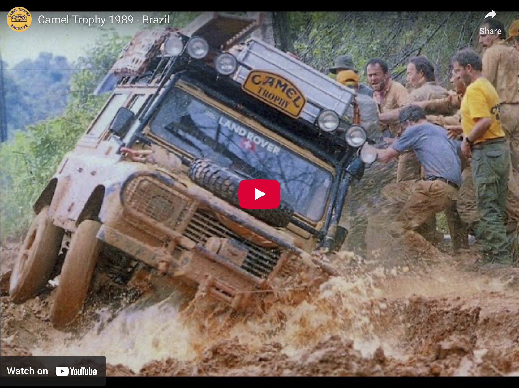 Video: The 1989 Camel Trophy in Brazil - Rover Overland