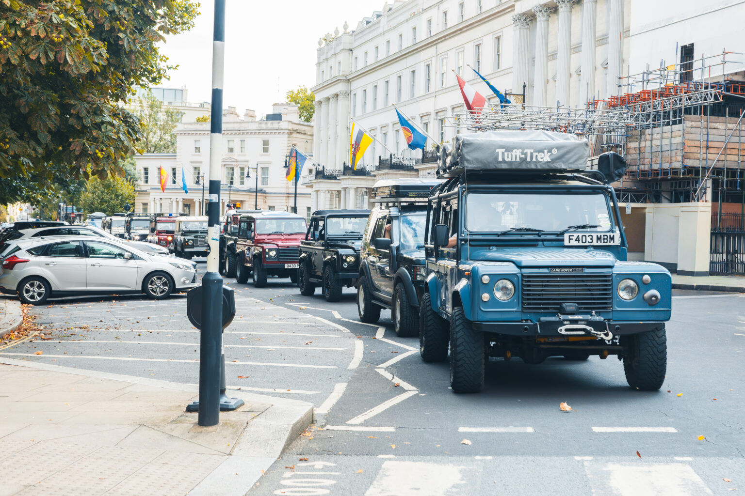 Land Rovers Take Over London to Celebrate 70 Years of the First ...