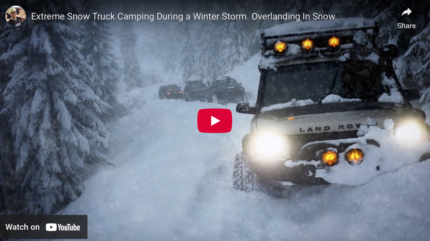 Video: Taking on a Winter Storm in a Land Rover Discovery 2 - Rover ...