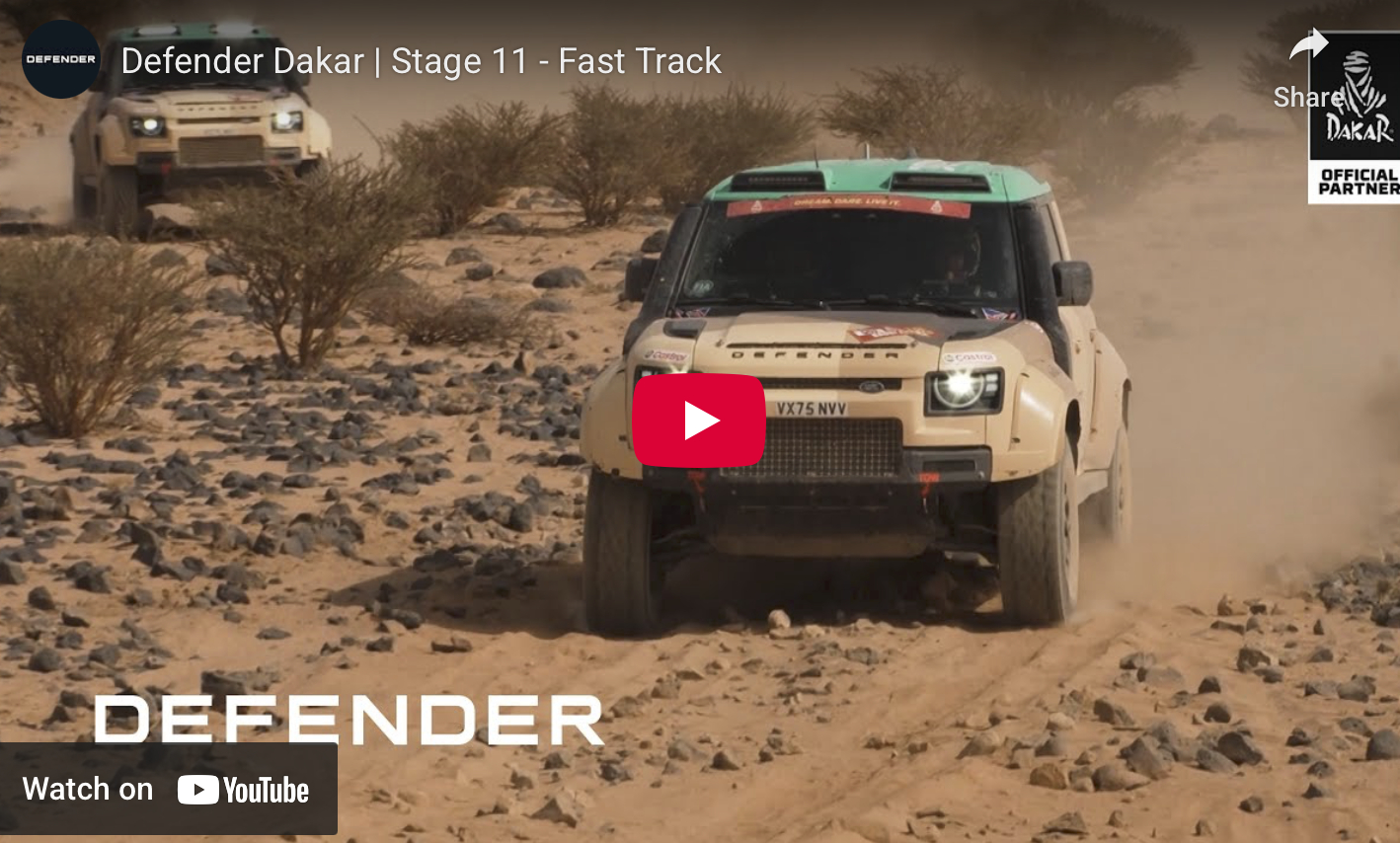 Video: Defender Dakar | Stage 11 - Fast Track - Rover Overland