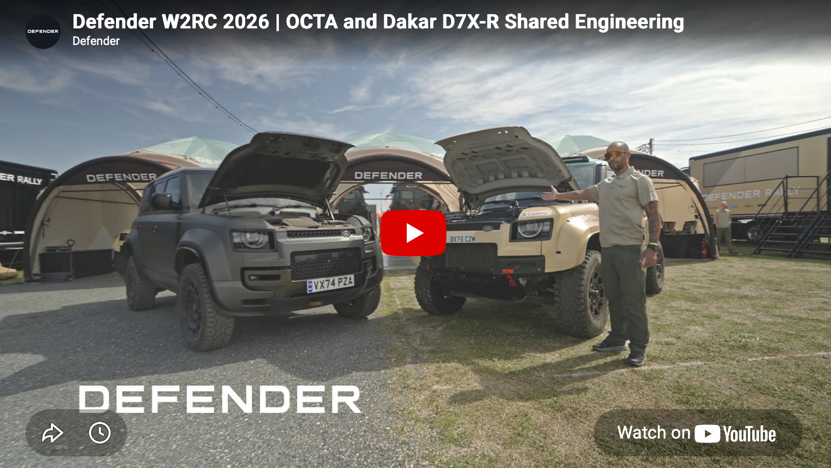 Video: The Shared Engineering of the Defender OCTA and Dakar D7X-R ...
